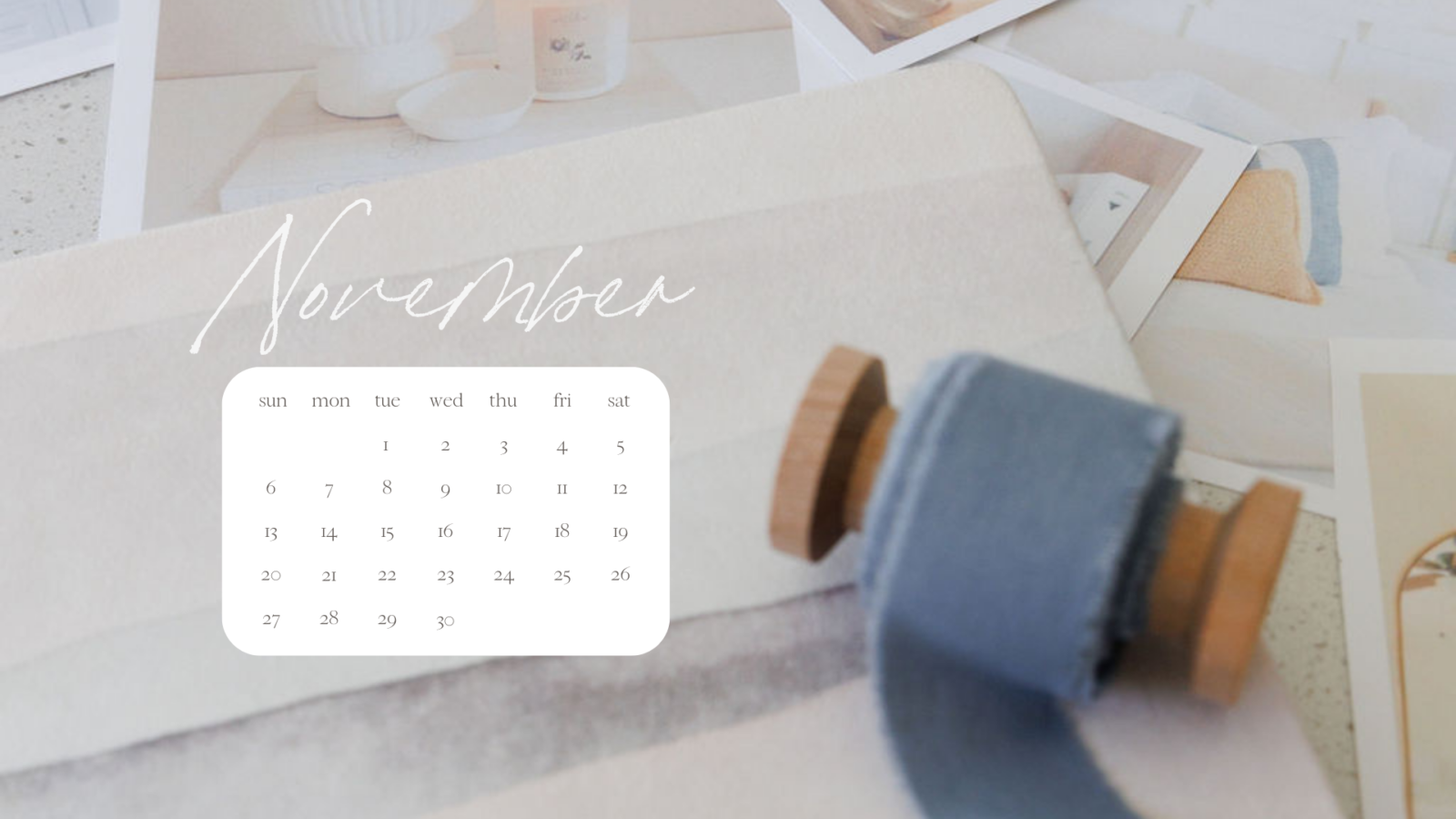 November Desktop Backgrounds | yourtayloredhome.com